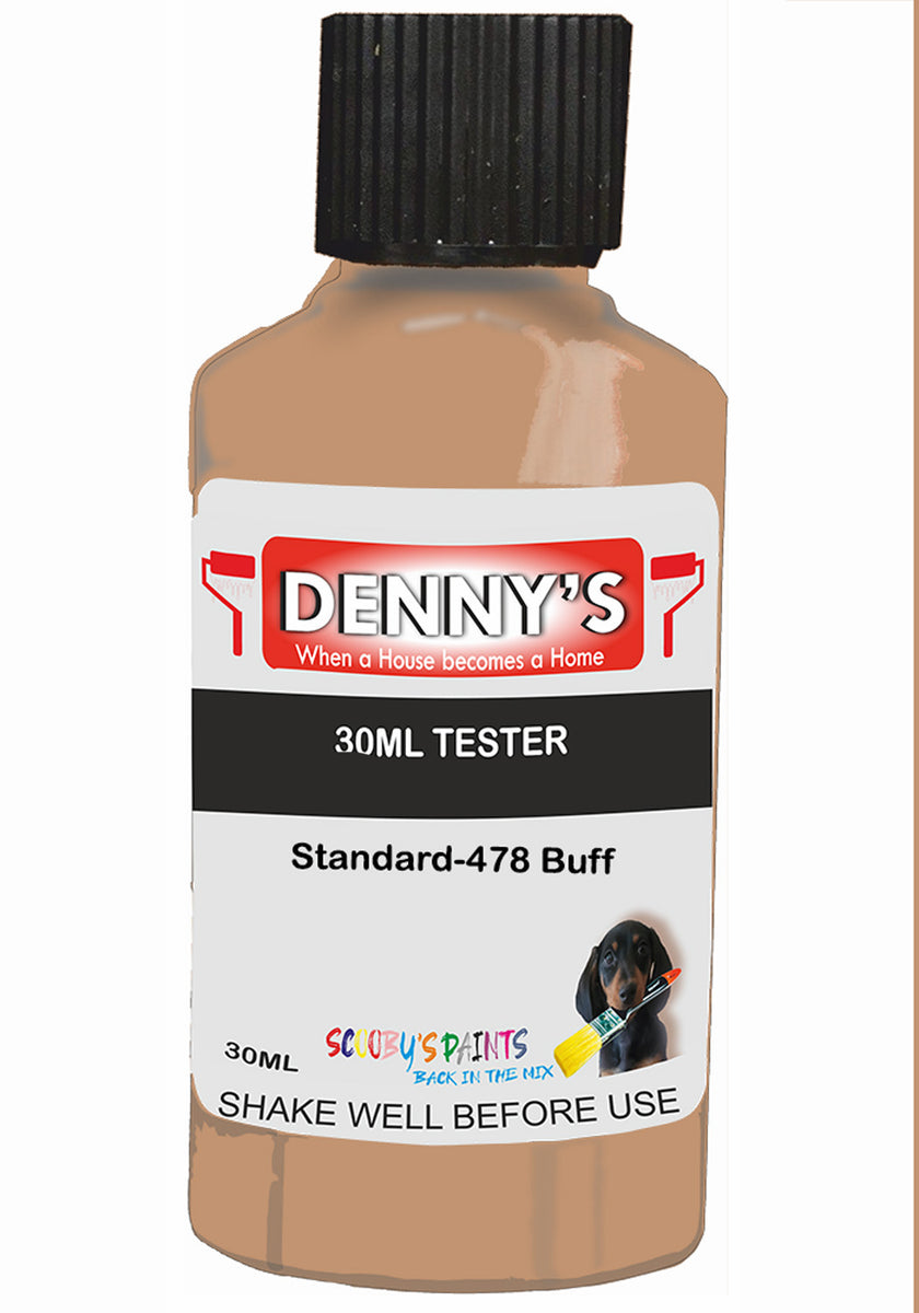 Denny's Emulsion Paint For Walls Colour- Biscuit Parchment Buff - Matt – Auto Car Paint UK