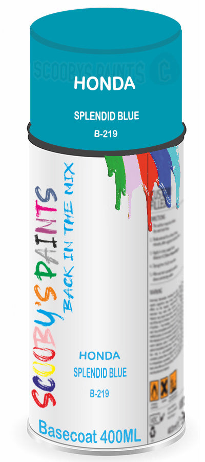 Motorbike Paint For Honda Motorcycles Msx125 Grom Splendid Blue Code B ...