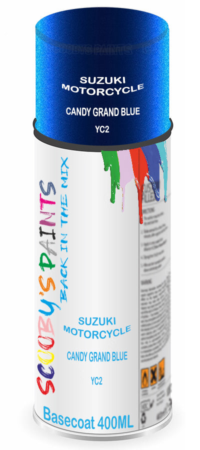 Motorbike Paint For Suzuki Motorcycles Dr200 Candy Grand Blue Code Yc2 ...