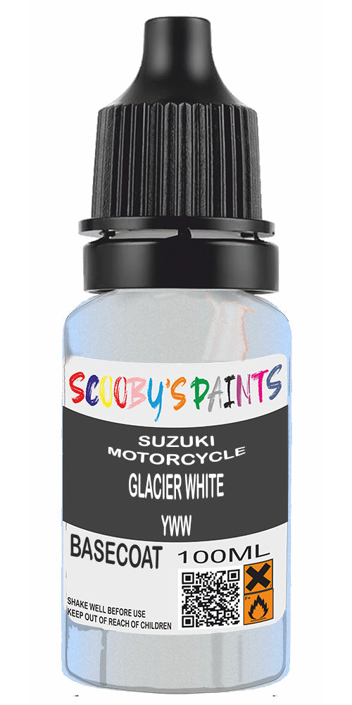 Motorbike Paint For Suzuki Motorcycles Hayabusa Pearl Glacier White Co ...