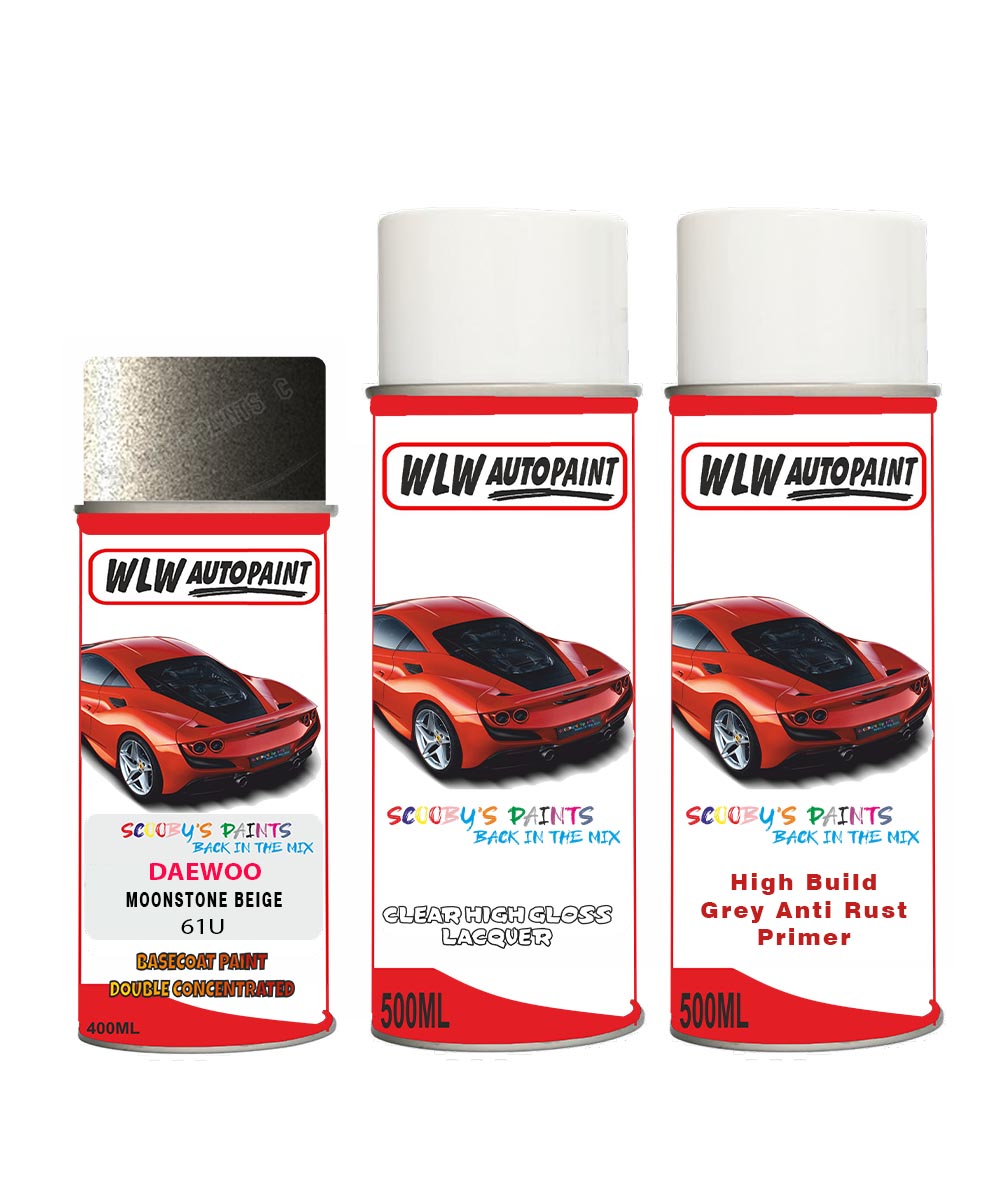 Aerosol Spray Paint For Daewoo Moonstone Beige Nubira Wagon Brown-Beig ...
