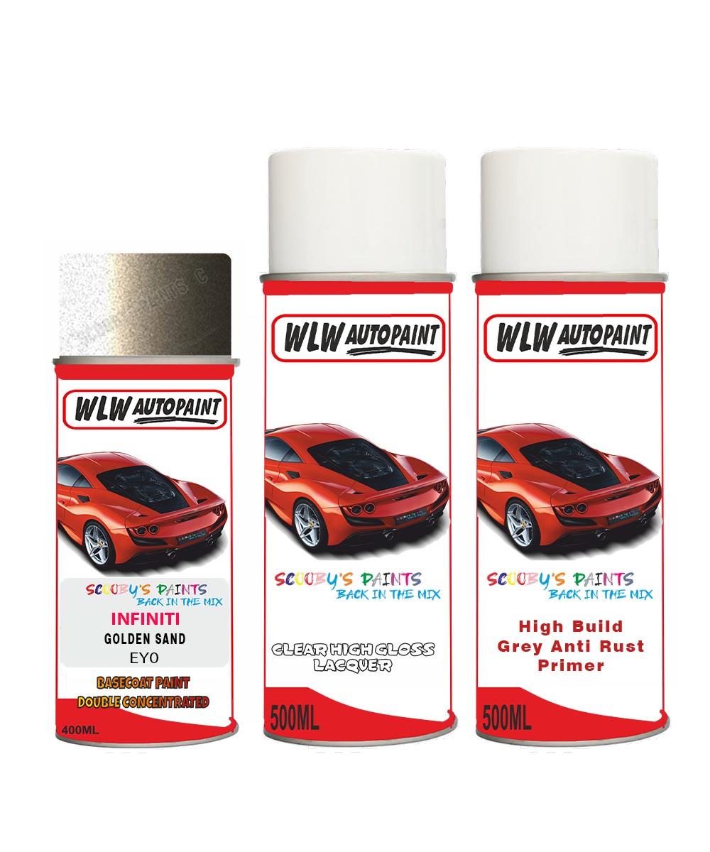 Aerosol Spray Paint For Infiniti Qx4 Golden Sand Paint Code Ey0 Brown ...