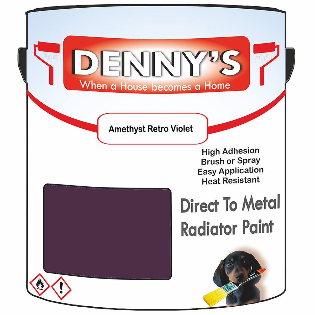 Denny's High Temp Paint For Grilles Colour- Amethyst Retro Violet - He ...