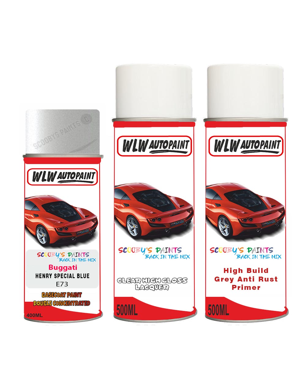 Aerosol Spraypaint For Bugatti All Models Henry Special Blue Paint Cod ...