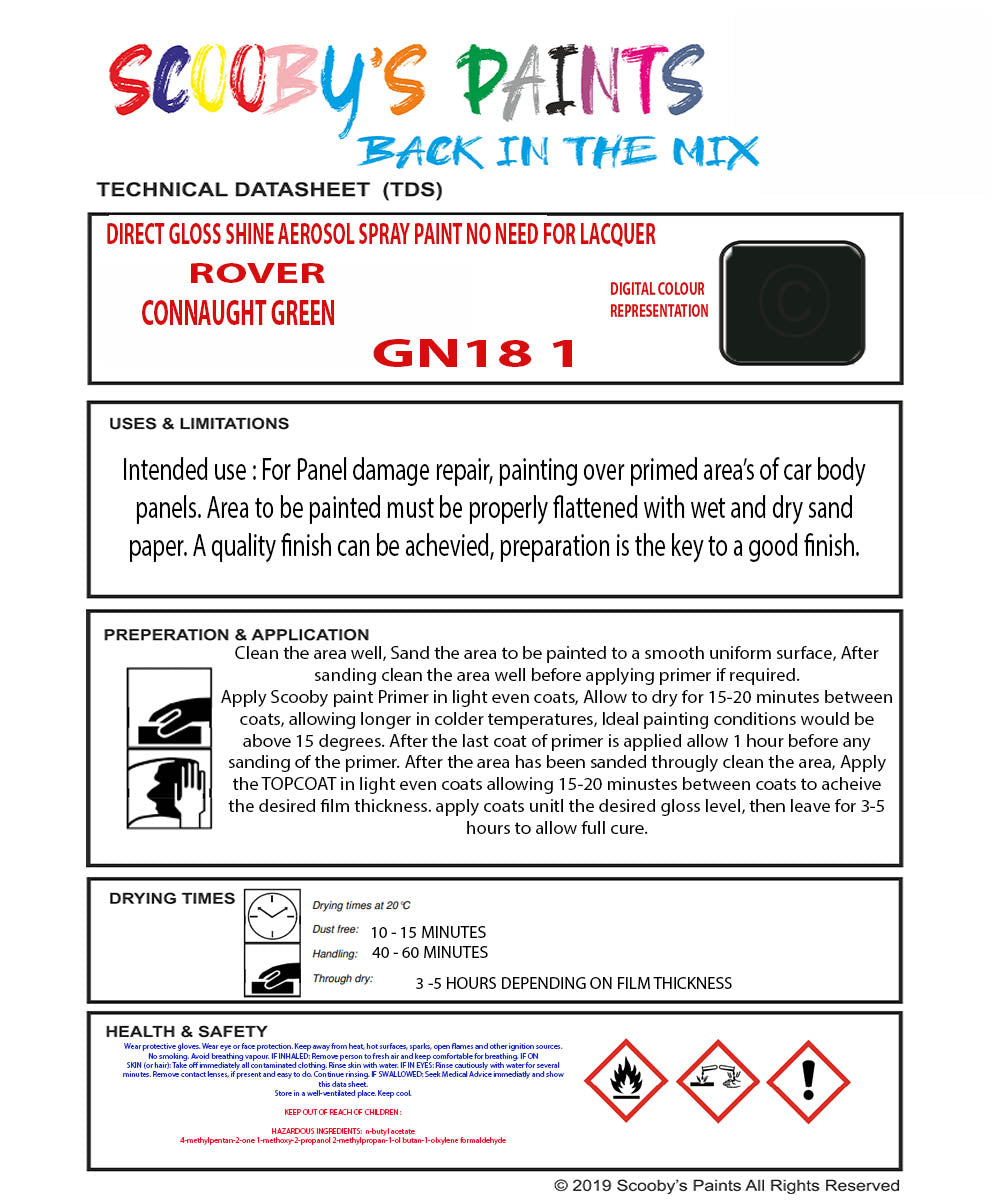 Mixed Paint For Wolseley 1000 Series/ 18/85 /1800, Connaught Green, Co ...