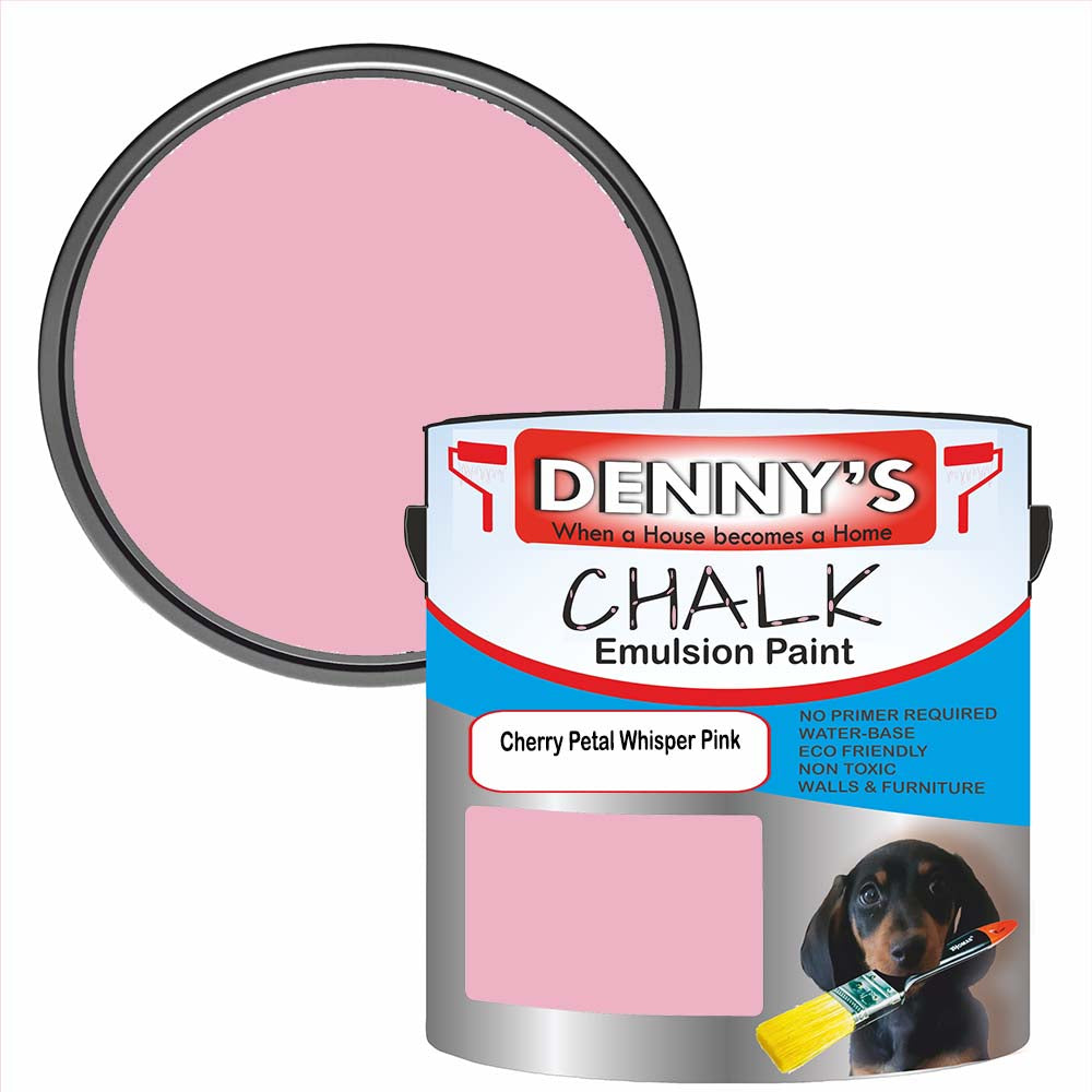 Denny's Chalk Paint For Furniture Colour- Cherry Petal Whisper Pink ...