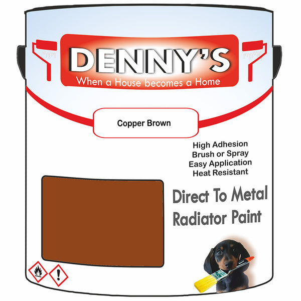 Denny's High Temp Paint For Grilles Colour- Copper Brown - Heatproof R ...