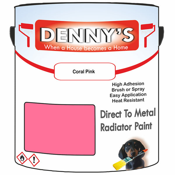 Denny's High Temp Paint For Grilles Colour- Coral Pink - Heatproof Rus ...