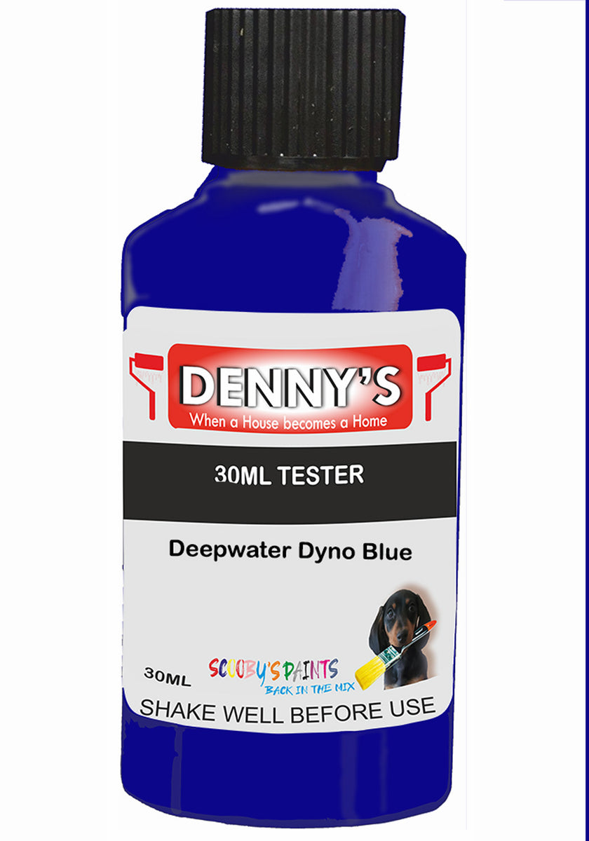 Denny's Floor Paint For Sheds Colour- Deepwater Dyno Blue - Durable An ...
