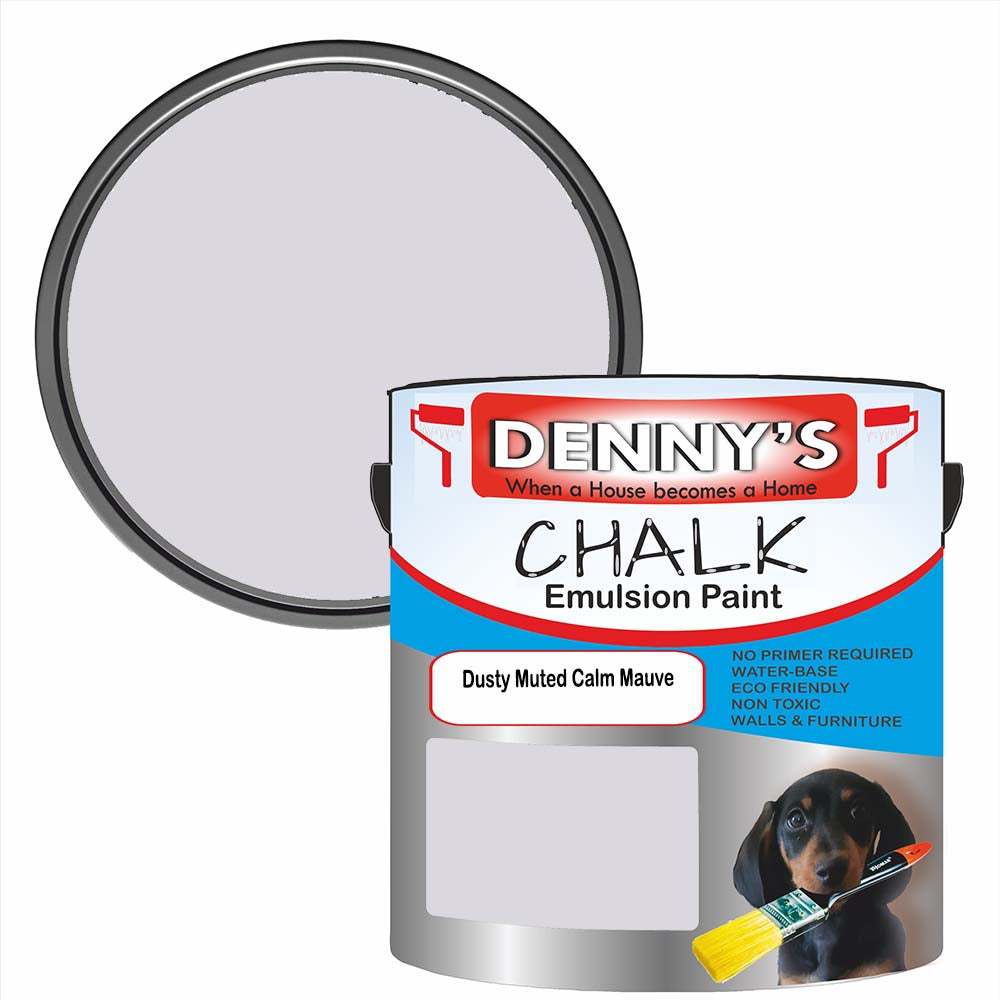 Denny's Chalk Paint For Walls Colour- Dusty Muted Calm Mauve - Matte W ...