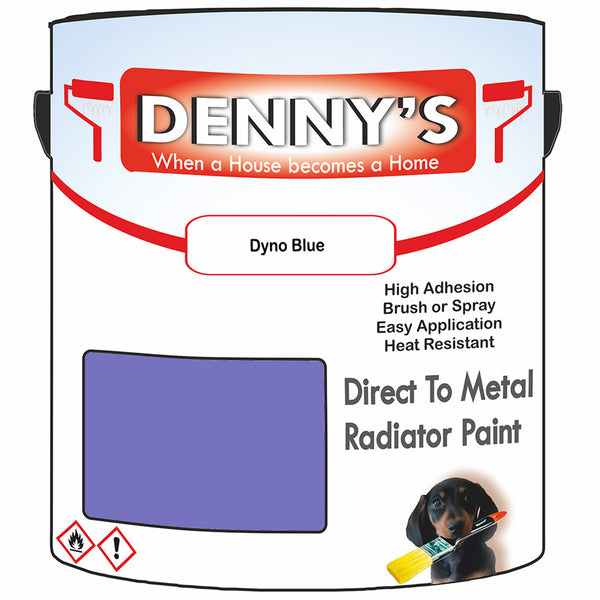 Denny's High Temp Paint For Boilers Colour- Dyno Blue - Heatproof Anti ...