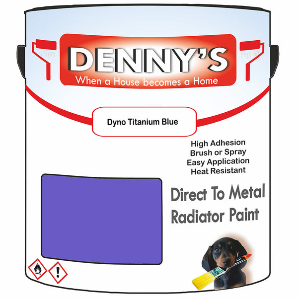 Denny's High Temp Paint For Boilers Colour- Dyno Titanium Blue - Heatp ...