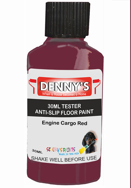 Denny's Floor Paint For Grip Coating Colour- Engine Cargo Red - Anti-S ...