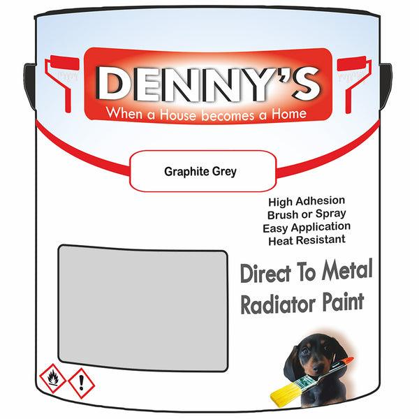 Denny's High Temp Paint For Boilers Colour- Graphite Grey - Heatproof ...