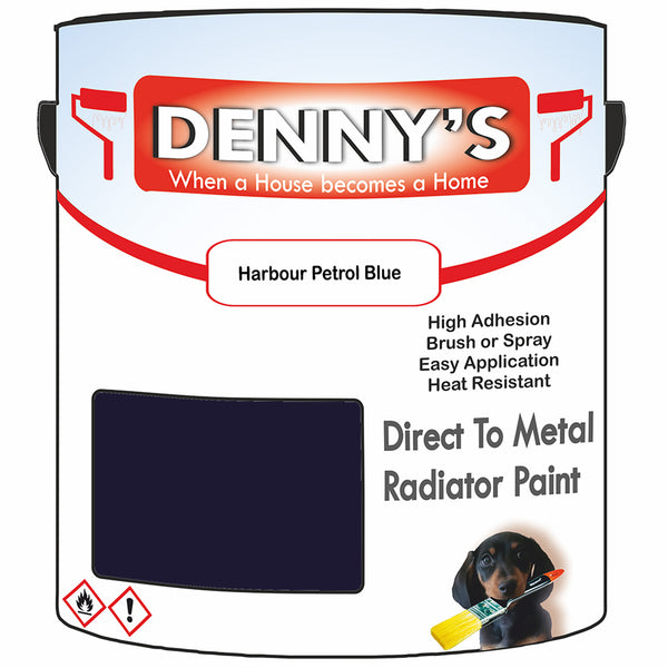 Denny's High Temp Paint For Boilers Colour- Harbour Petrol Blue - Heat ...