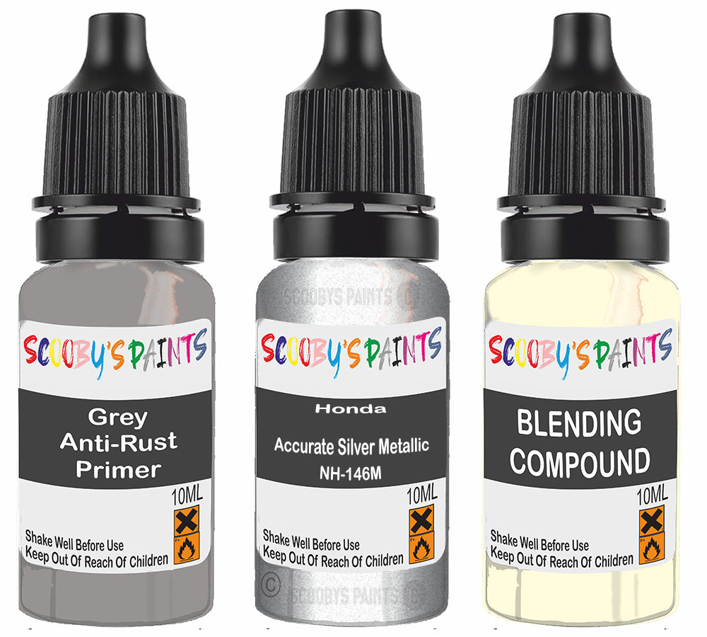 Motorbike Paint For Honda Motorcycles Crf300L Accurate Silver Metallic ...