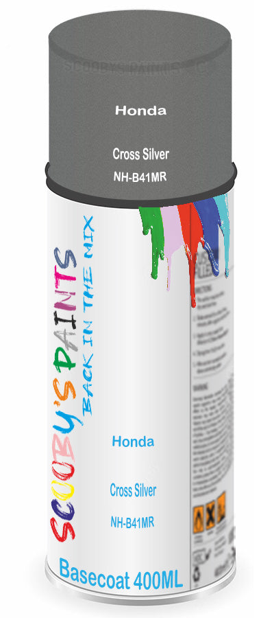 Motorbike Paint For Honda Motorcycles Nc700 Cross Silver Code Nh-B41Mr ...