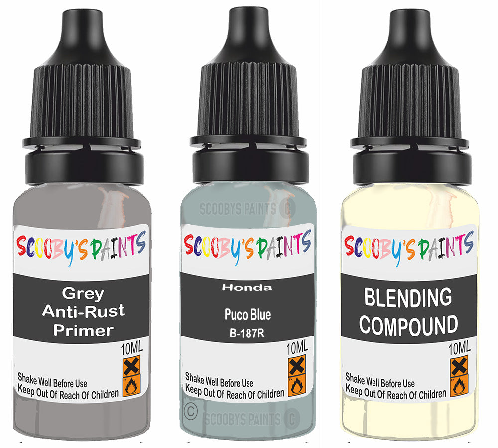 Motorbike Paint For Honda Motorcycles C50 Little Cub Puco Blue Code B ...