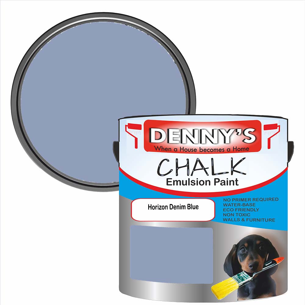 Denny's Chalk Paint For Ceilings Colour- Horizon Denim Blue - Matte St ...