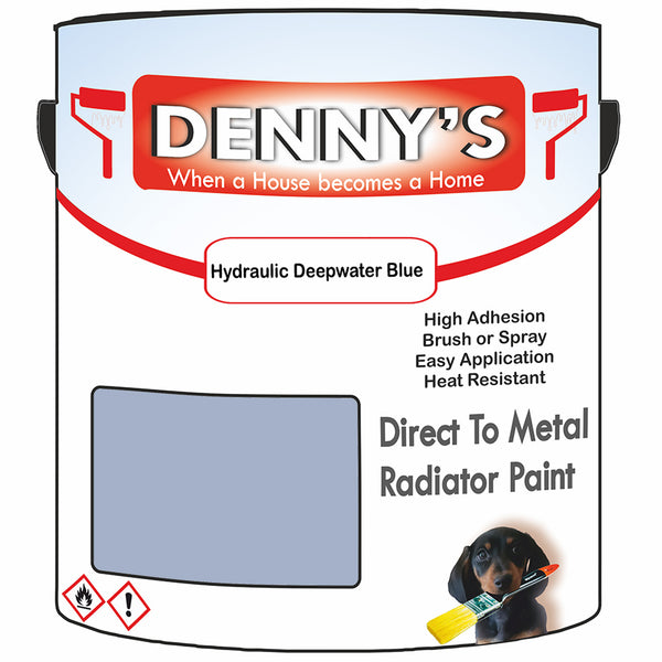 Denny's High Temp Paint For Boilers Colour- Hydraulic Deepwater Blue ...