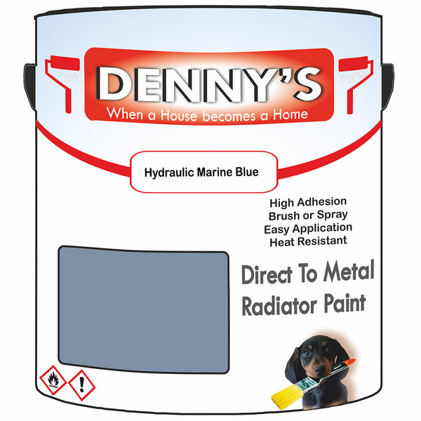 Denny's High Temp Paint For Boilers Colour- Hydraulic Marine Blue - He ...