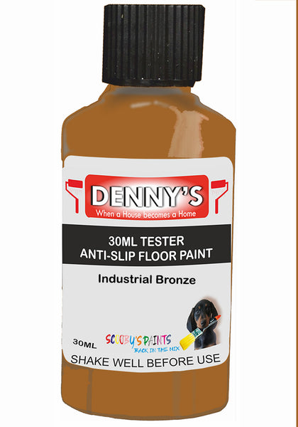 Denny's Floor Paint For Grip Coating Colour- Industrial Bronze - Anti ...