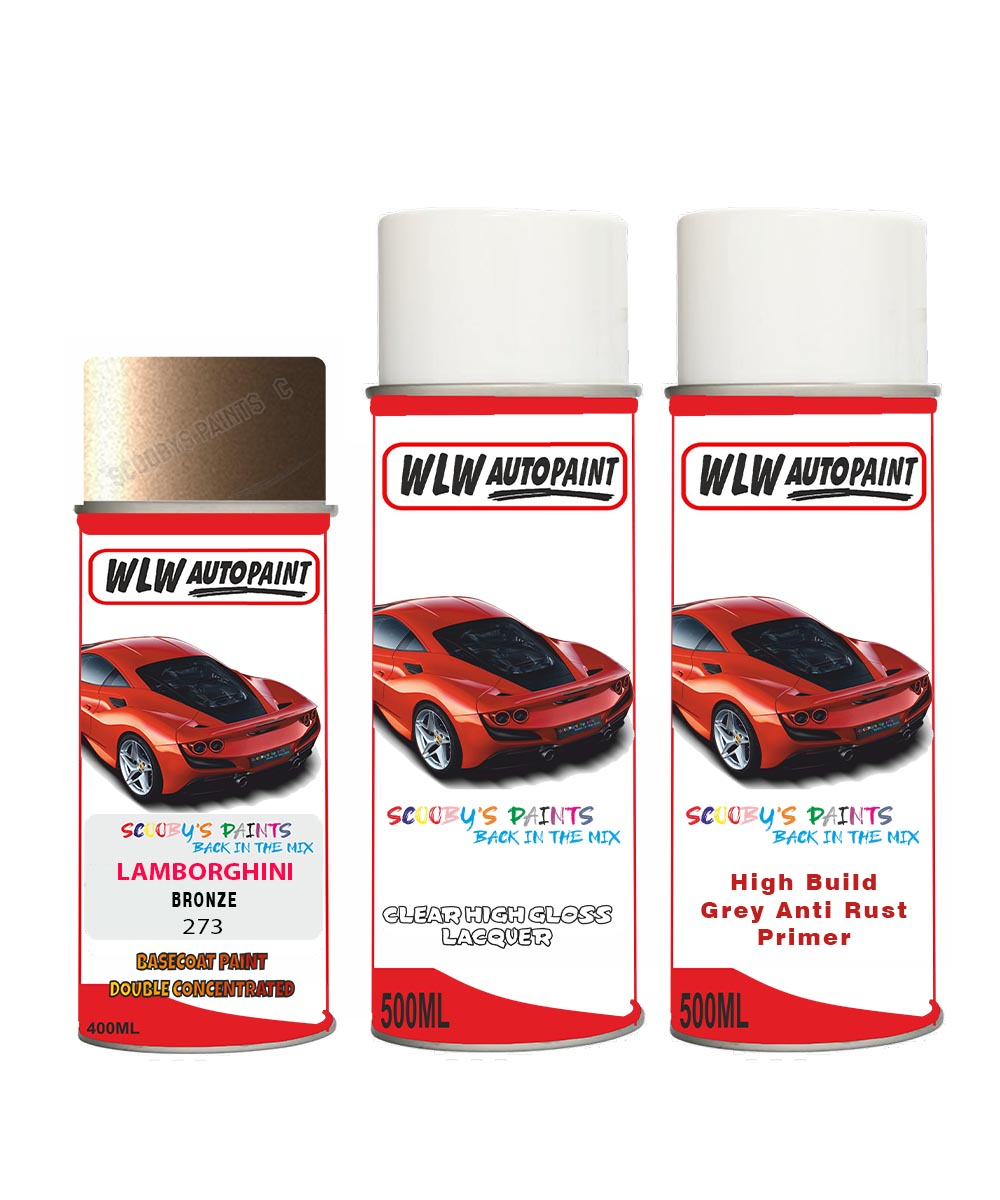 Aerosol Spray Paint for Lamborghini Huracan Bronze Paint Code 273 Brow ...