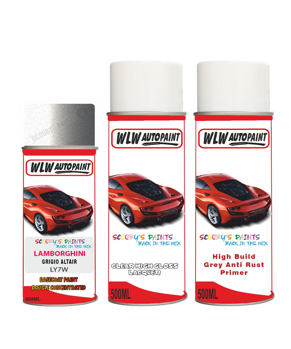Aerosol Spray Paint for Lamborghini Other Models Grigio Altair Paint C ...
