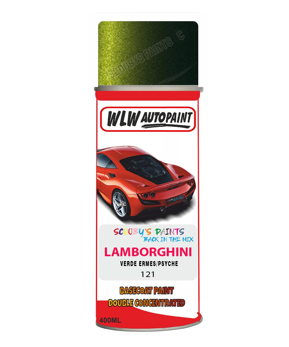 Aerosol Spray Paint for Lamborghini Aventador S Verde Ermes/Psyche Pai ...