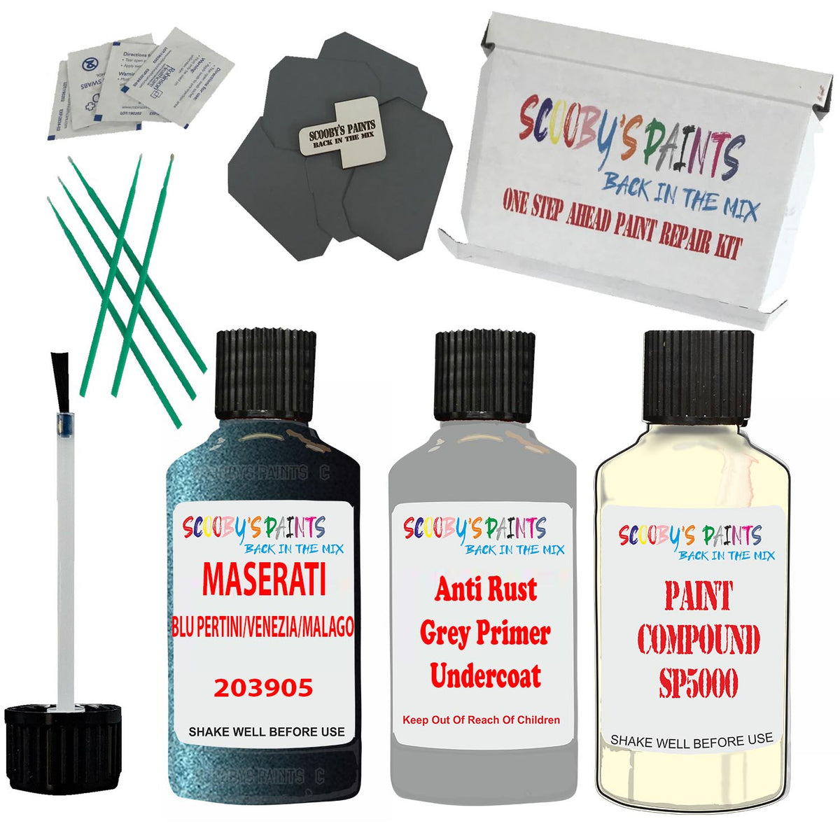For Maserati Gran Tourismo Blu Pertini/Venezia/Malago Blue Touch Up Pa ...