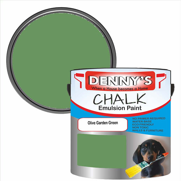 Denny's Chalk Paint For Ceilings Colour- Olive Garden Green - Matte St ...