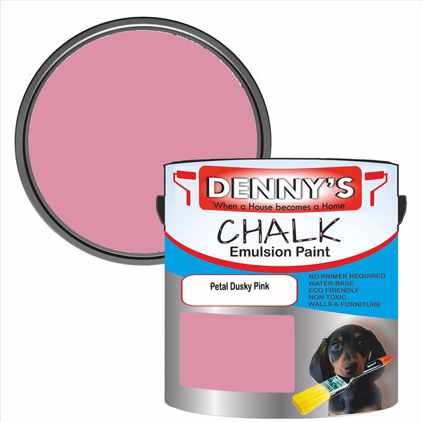 Denny's Chalk Paint For Furniture Colour- Petal Dusky Pink - Matte Scu ...