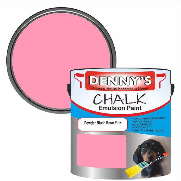 Denny's Chalk Paint For Ceilings Colour- Powder Blush Rose Pink - Matt ...