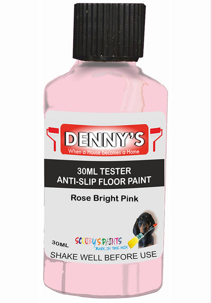 Denny's Floor Paint For Grip Coating Colour- Rose Bright Pink - Anti-S ...