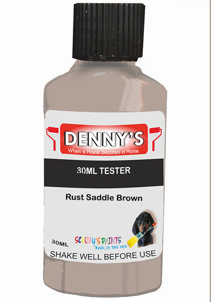 Denny's Floor Paint For Sheds Colour- Rust Saddle Brown - Durable Anti ...