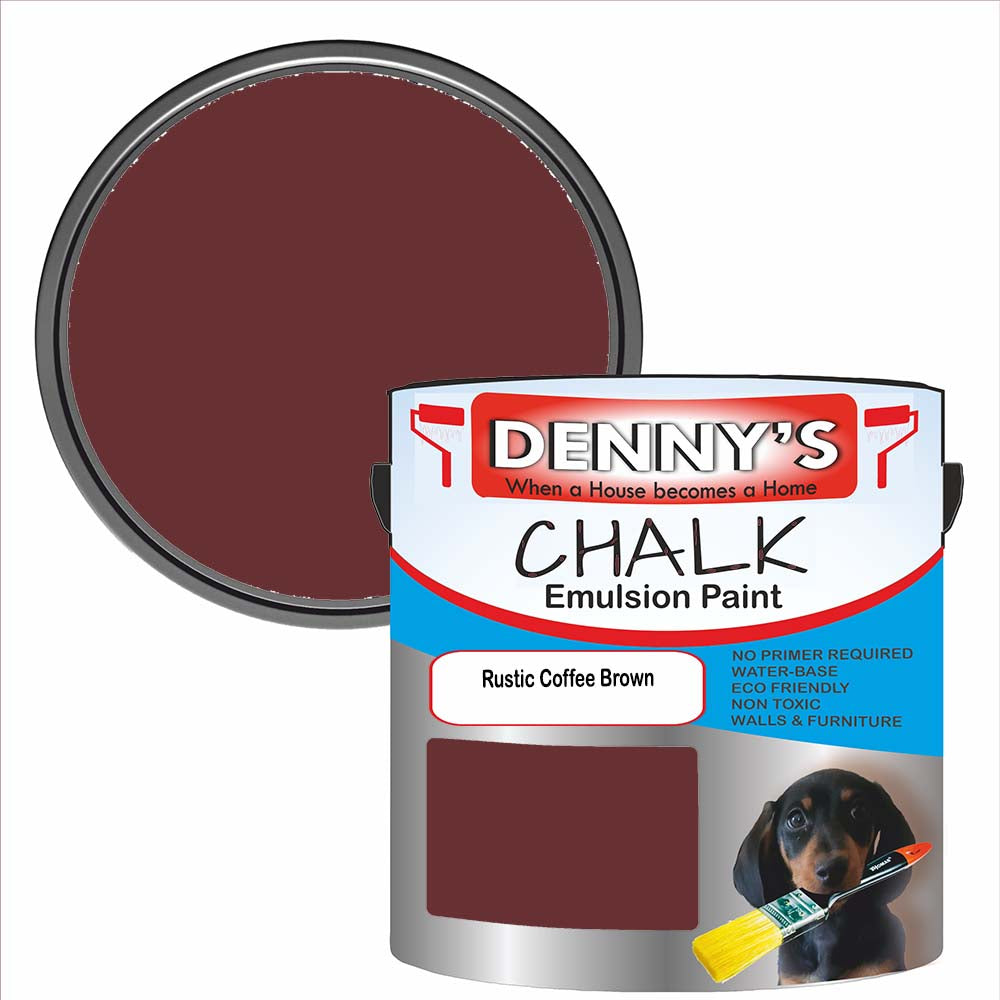 Denny's Chalk Paint For Ceilings Colour- Rustic Coffee Brown - Matte S ...