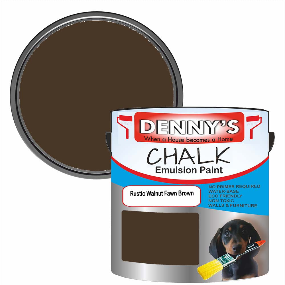 Denny's Chalk Paint For Cabinets Colour- Rustic Walnut Fawn Brown - Ma ...