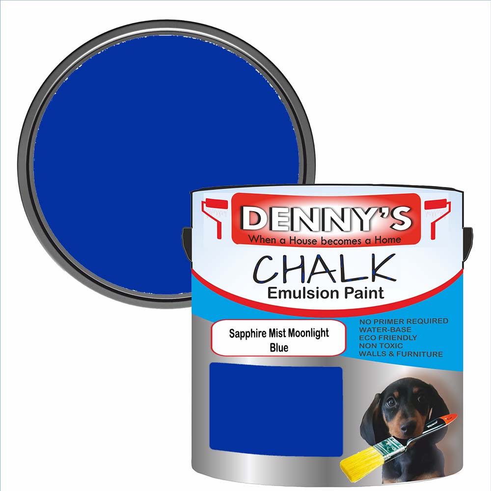 Denny's Chalk Paint For Ceilings Colour- Sapphire Mist Moonlight Blue ...