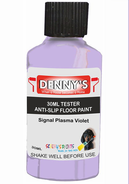 Denny's Floor Paint For Grip Coating Colour- Signal Plasma Violet - An ...