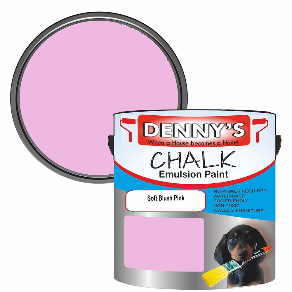 Denny's Chalk Paint For Cabinets Colour- Soft Blush Pink - Matte Scuff ...