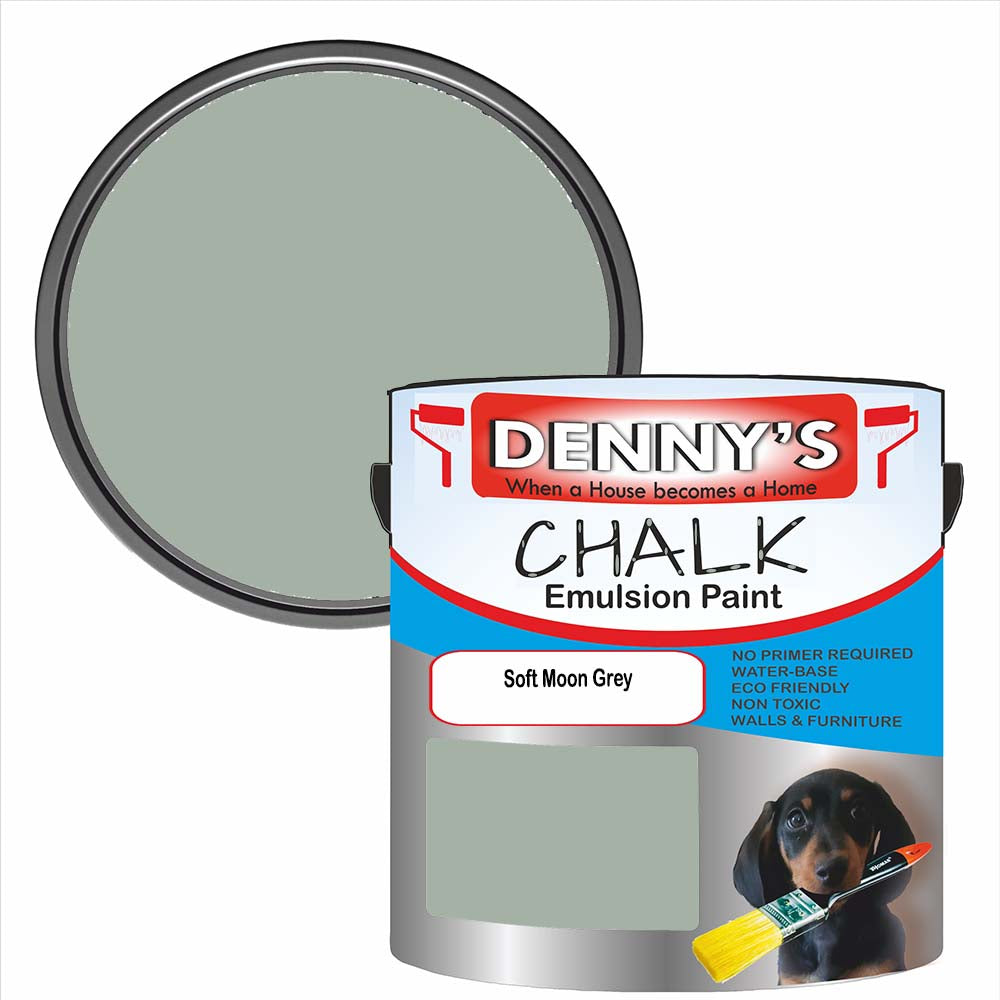 Denny's Chalk Paint For Cabinets Colour- Soft Moon Grey - Matte Scuffp ...