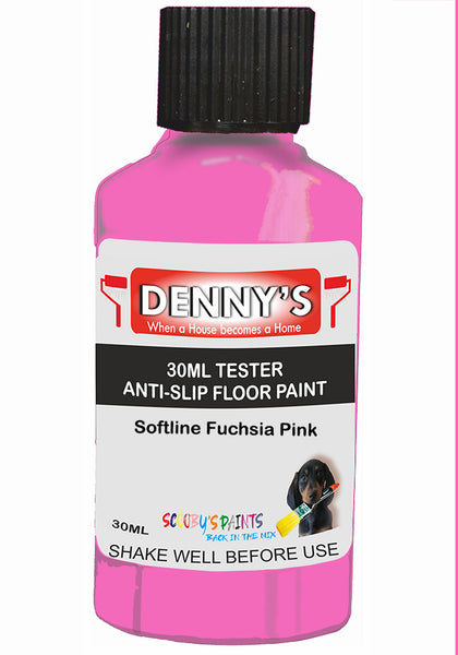 Denny's Floor Paint For Grip Coating Colour- Softline Fuchsia Pink - A ...