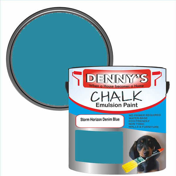 Denny's Chalk Paint For Furniture Colour- Storm Horizon Denim Blue - M ...
