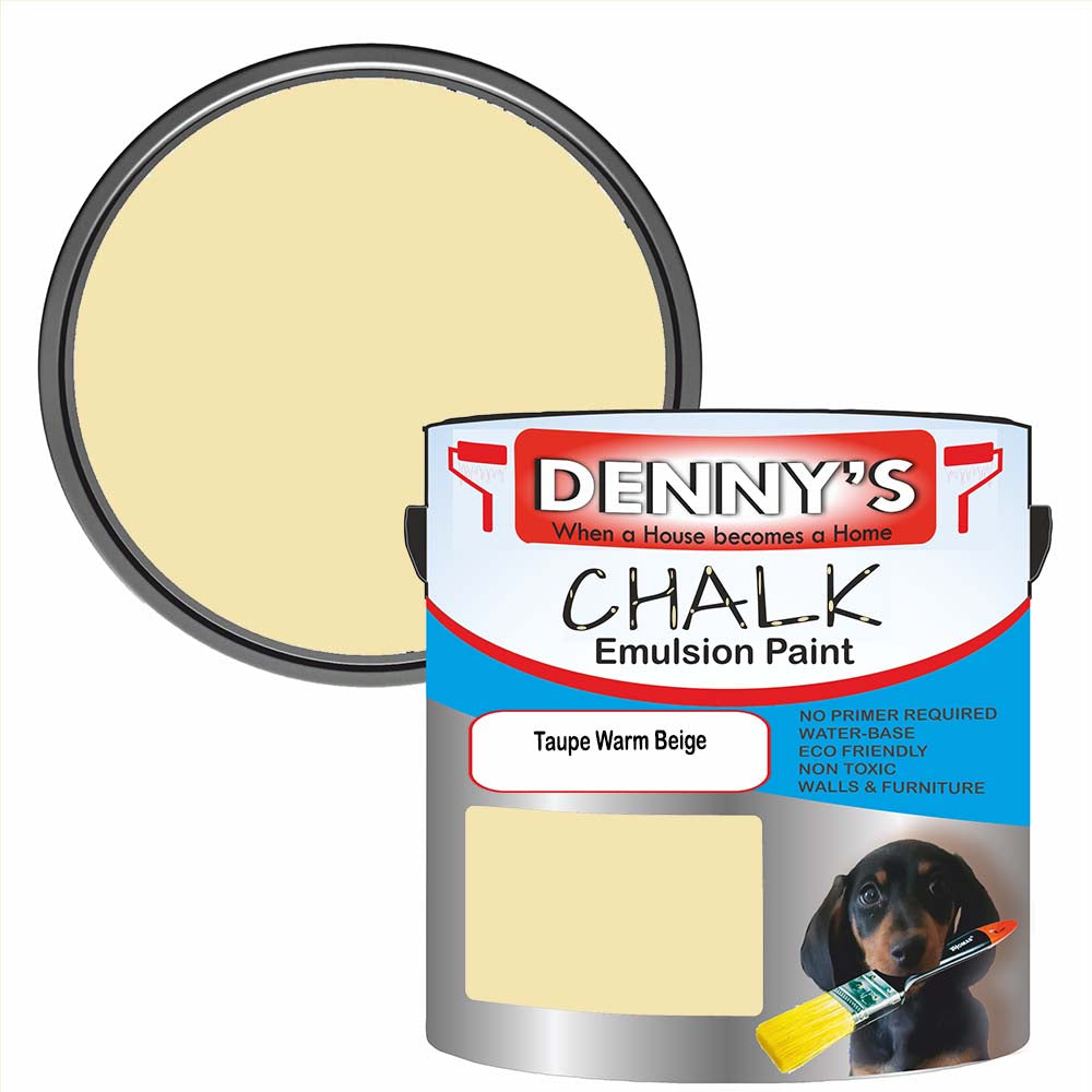 Denny's Chalk Paint For Cabinets Colour- Taupe Warm Beige - Matte Scuf ...