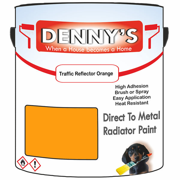 Denny's High Temp Paint For Boilers Colour- Traffic Reflector Orange ...