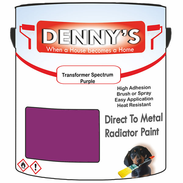 Denny's High Temp Paint For Boilers Colour- Transformer Spectrum Purpl ...
