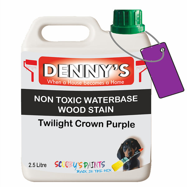 Denny's Stain Paint For Decking Colour- Twilight Crown Purple - Anti-S ...