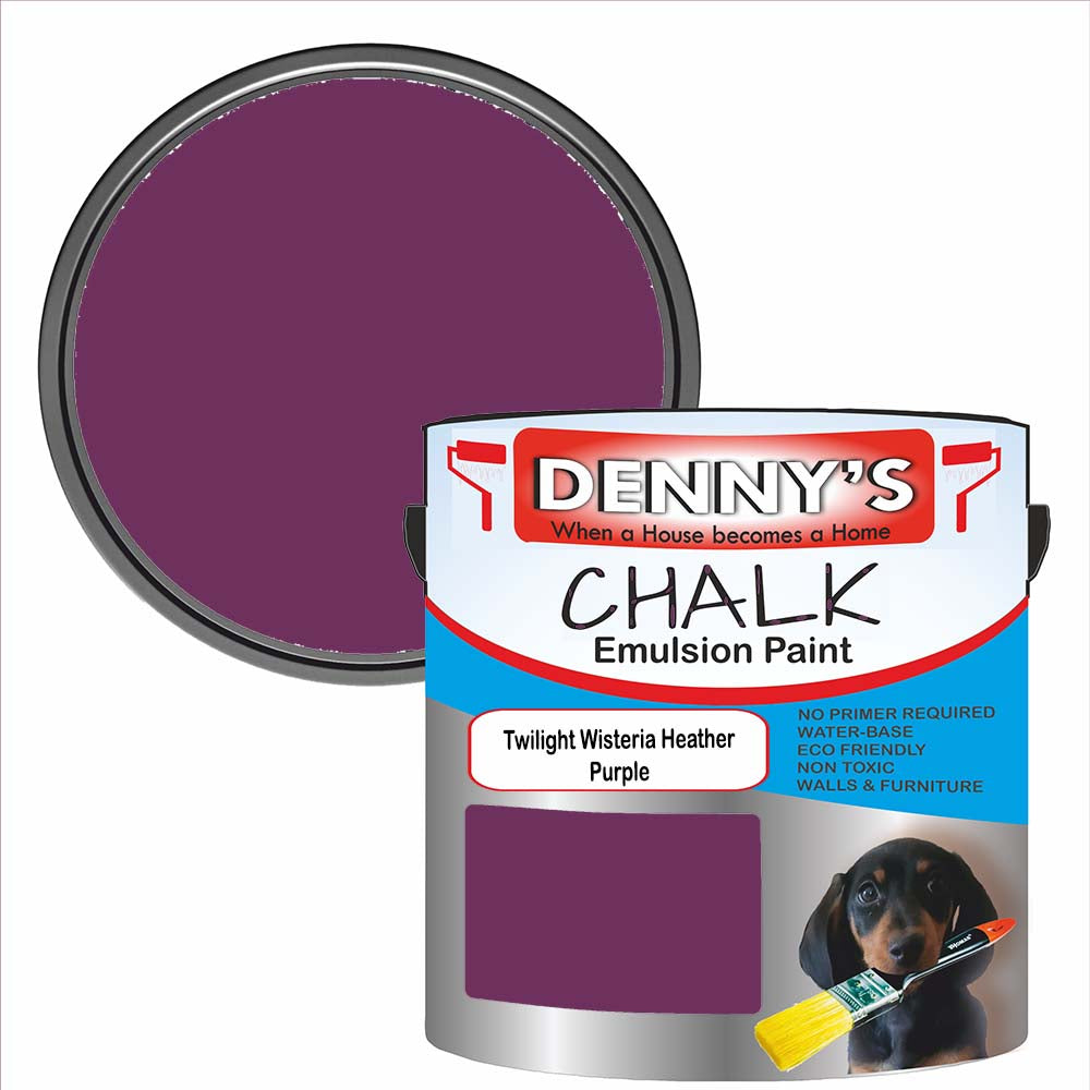 Denny's Chalk Paint For Cabinets Colour- Twilight Wisteria Heather Pur ...