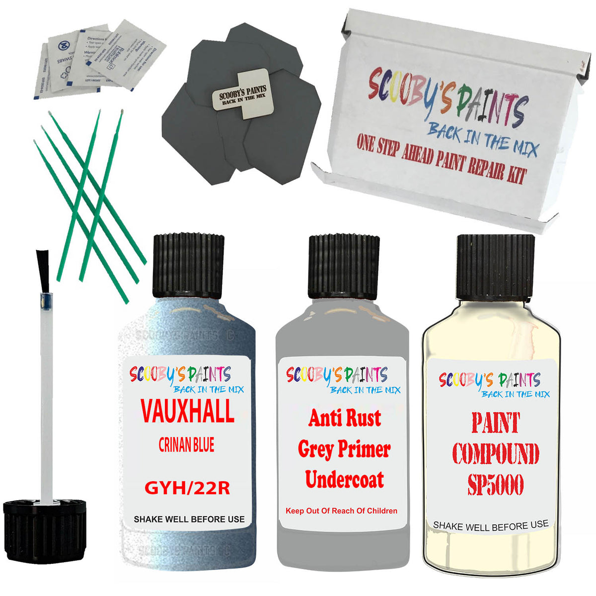 Vauxhall Meriva Crinan Blue Code Gyh/22R Touch Up Paint – Auto Car Paint UK