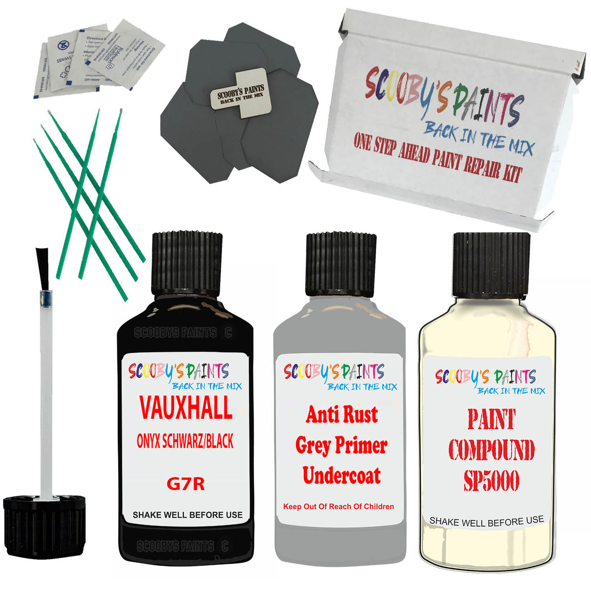 Vauxhall Combo Onyx Schwarz/Black Code G7R Touch Up Paint – Auto Car ...